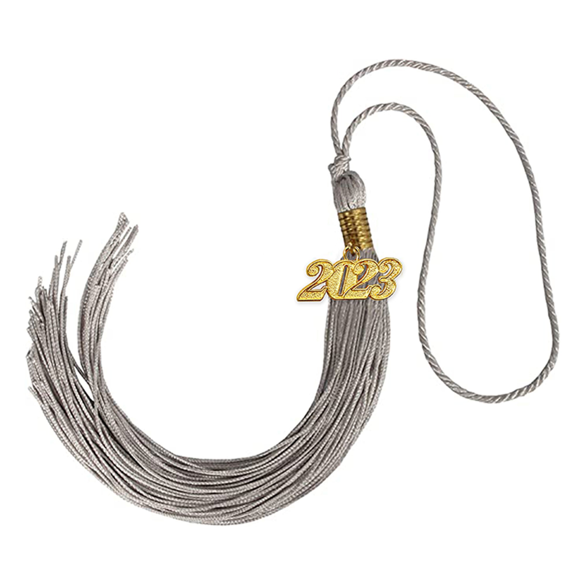 Silver Graduation Tassel